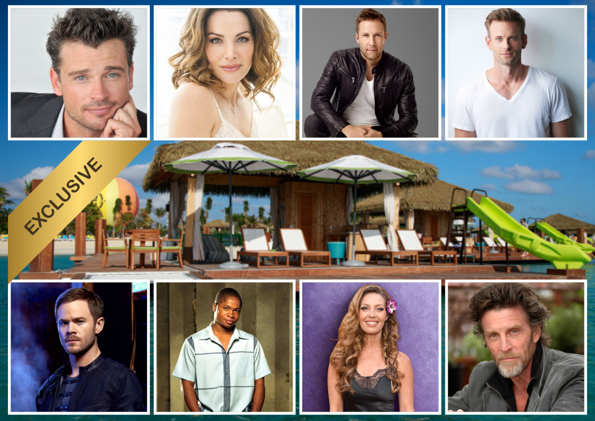 Coco Beach Club Private Over Water Cabana with Full Cast Visit ...